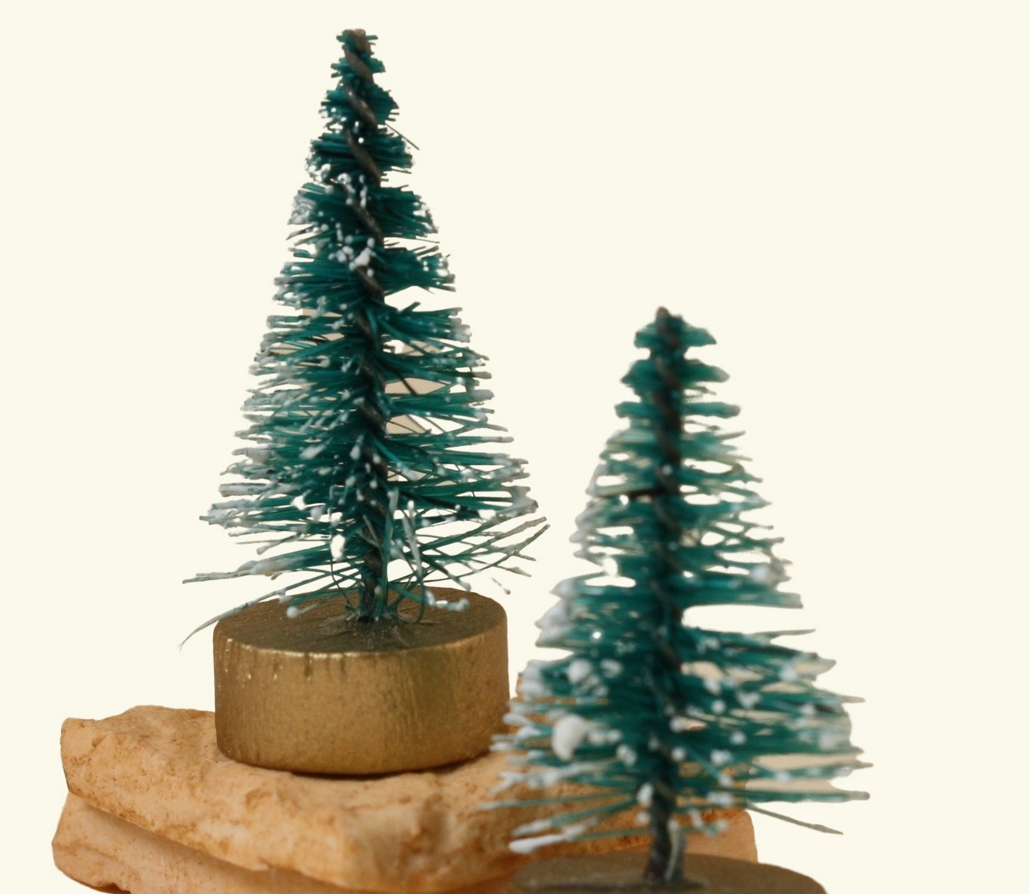 Micro Christmas Trees - Only 1" Tall - 6 Pcs - 218-0515